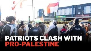 Patriots FACE OFF against Pro-Palestine protestors in Bristol – Fllics